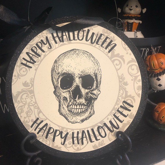 Holiday | Halloween Skeleton Sign | Poshmark